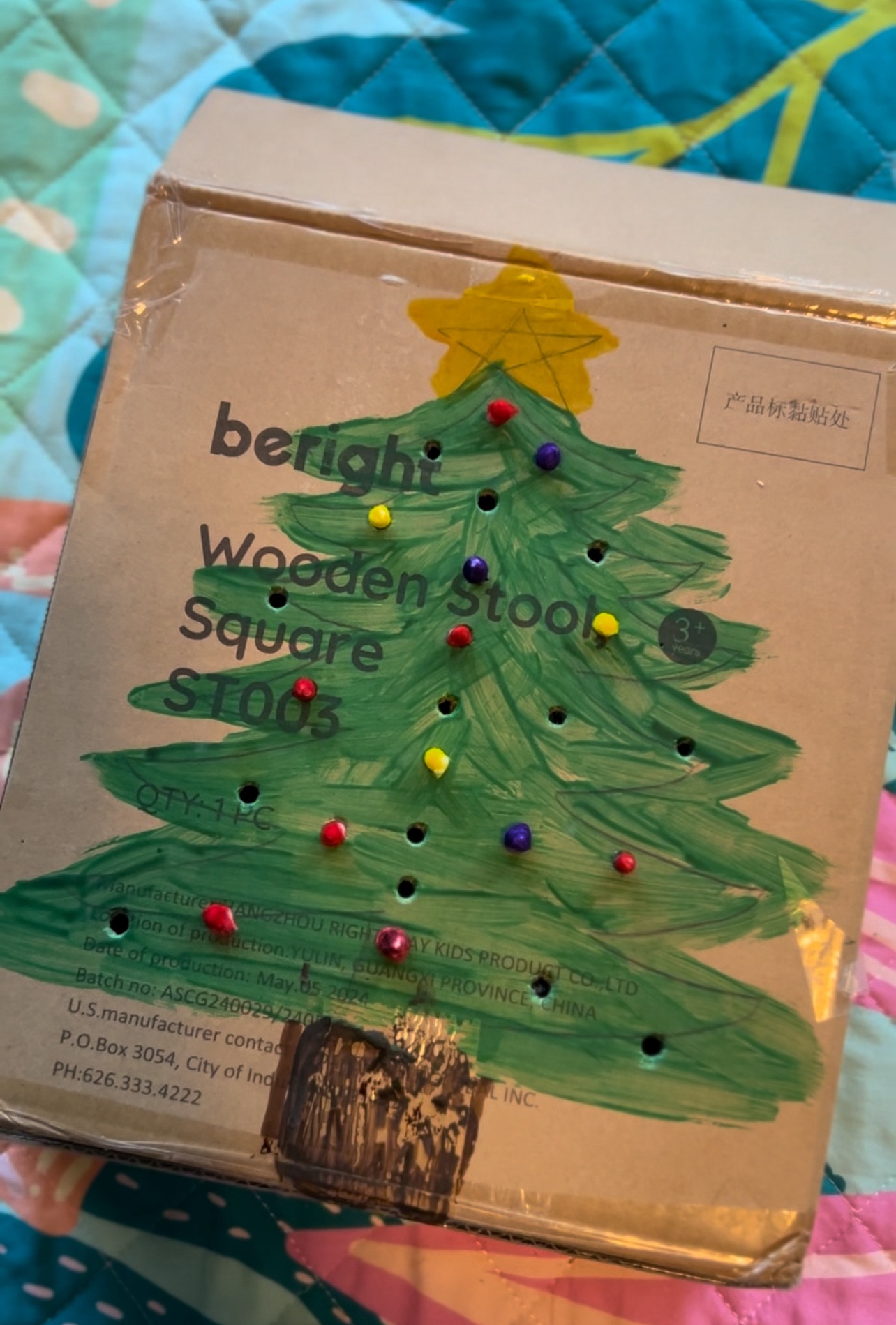 Deck The Halls with Q-Tip Lights- DIY Christmas Activity for Toddlers ...